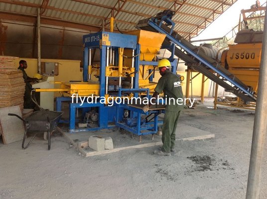 QT10-15 European Quality Full Automatic Concrete Block Making Machine