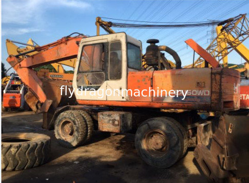 Wheel Used Excavator,Cheap Used EX160 Wheel Excavator,Original Used 16tons Digger,Good Condition Digger With Good Price,