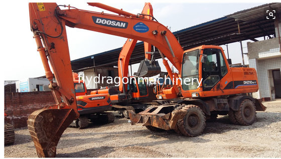 90% New Tires Used DH210W-7  Wheel Excavator,Cheap Wheel Excavator