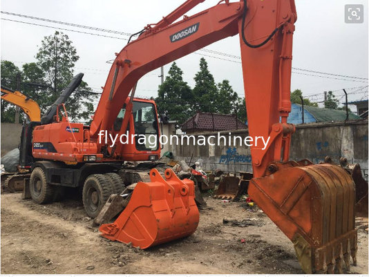 90% New Tires Used DH210W-7  Wheel Excavator,Cheap Wheel Excavator