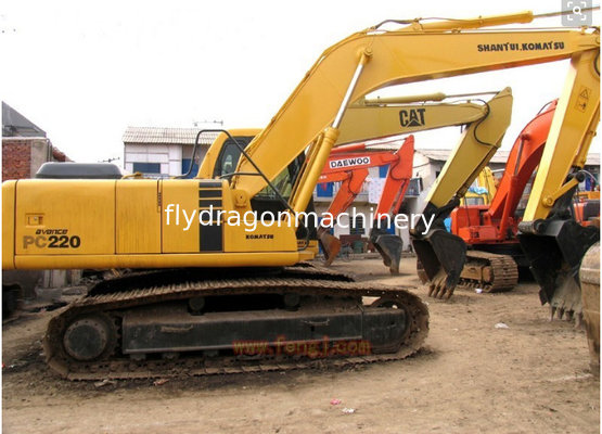 Used Original Japan Construction Machine Komatsu PC200/PC220 Crawler Excavator