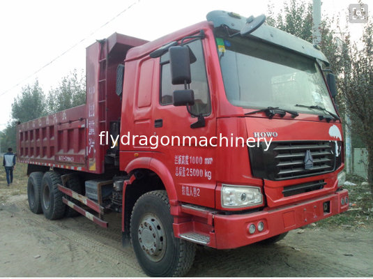 HOWO A7 6X4 25 Ton Used Heavy Dumper Truck with  Dump Box