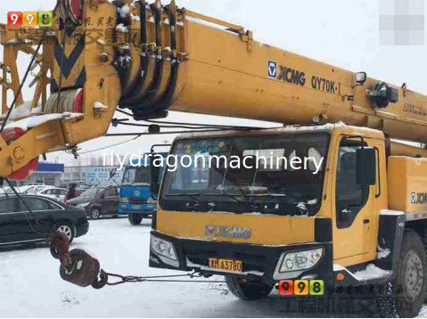Used XCMG Brand  Qy70K, Qy80K, Qy100K, Qy130K crane truck