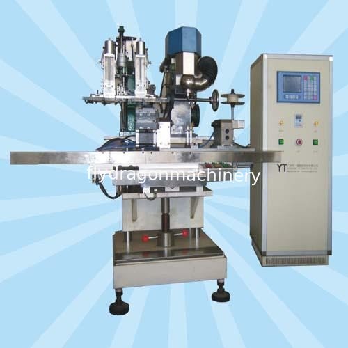 Computer numerical controlled 3-axis 2 heads high-speed drilling and tufting machine