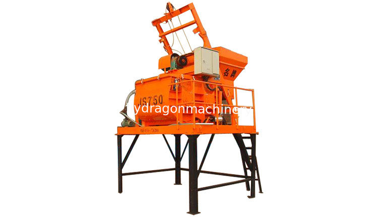 Twin-shaft Mixers JS500, JS750, JS1000 high quality for brick making machine, block production line