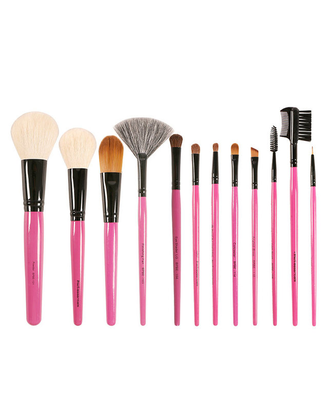 12 Pieces Make Up Brushes Set For Face Blender/Eyeshadow，Foundation Buff Brush, China Concealer brush, Eyeliner, Wholesa
