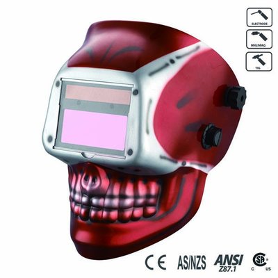 SKULL Painted Welding Helmet TIG MIG ARC Welding Auto Darkening Welding Mask