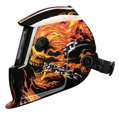 Dabu Solar Powered Welding Helmet Auto Darkening Professional Hood with Wide Lens Adjustable Shade Range