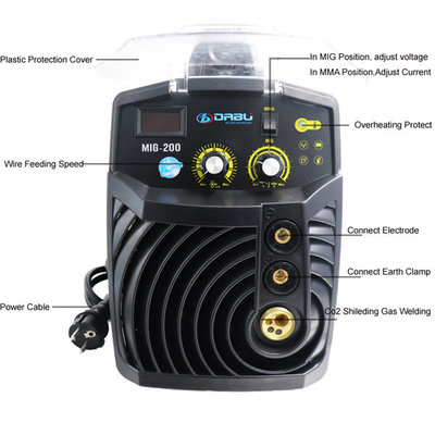 220V 200Amp MMA&MIG CO2 Gas Shielding Welding Machine