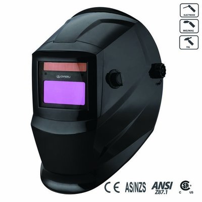 LEADER Black Matte Color Auto Darkening Arc Welding Helmet