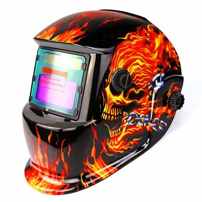 Dabu Solar Powered Welding Helmet Auto Darkening Professional Hood with Wide Lens Adjustable Shade Range