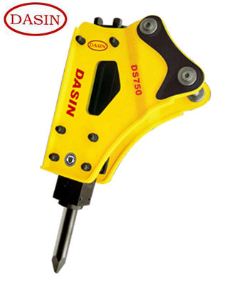 DS750 /SB43 Hydraulic Rock Breaker with chisel 75mm   for 5-9ton Excavator from China manufacture