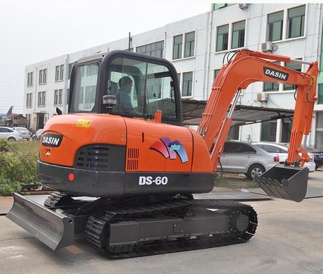 factory manufacture mini small crawler excavator DS-60 6tons excavator for southerneast market