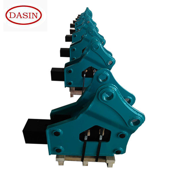 side/top/box-silenced type hydraulic breaker/ hydraulic rock breaker hammer with chisel 45mm