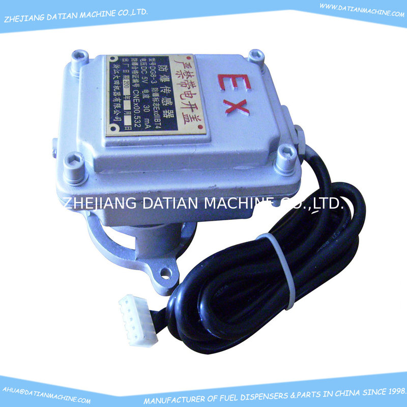2 Channels 5VDC 30mA 100 Pulses Flameproof Sensor FBCGQ-1 for fuel dispenser