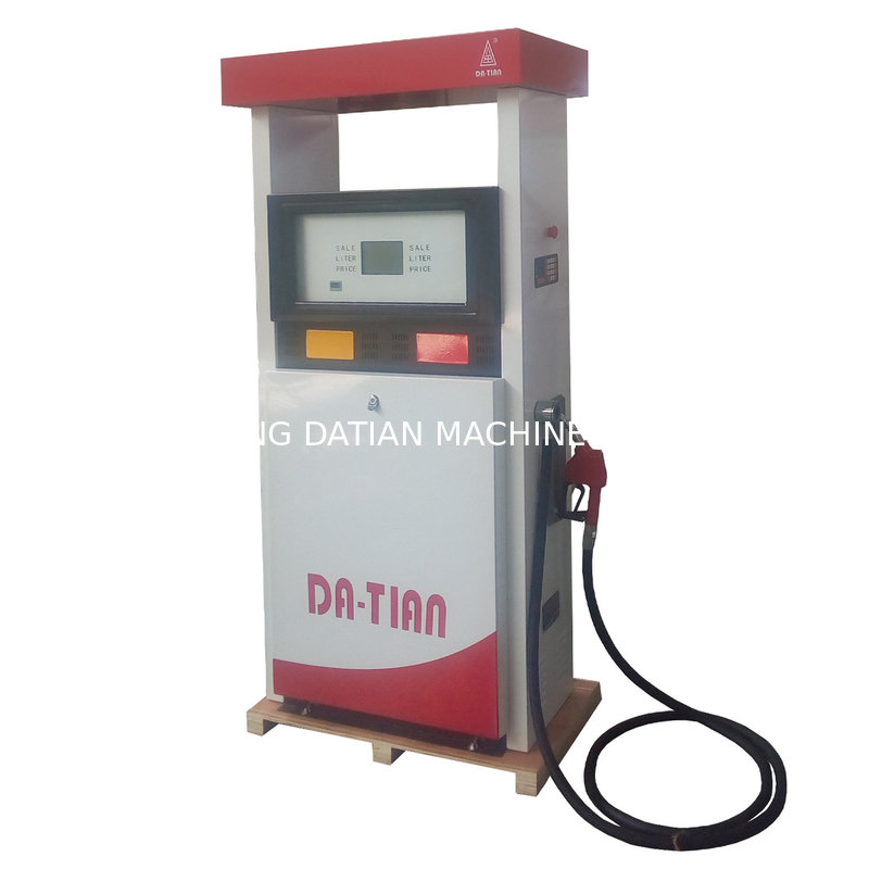 220VAC single nozzle fuel dispensing pump installed on gas station for filling vechicles