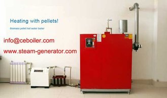China Movable Wood Pellet Hot Water Boilers supplier
