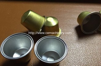 China Aluminium Material Nespresso Compatible Coffee Capsules supplier