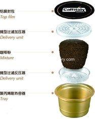 China Full Automatic Caffitaly Capsules Packing Machine with Empty Cup Forming Function supplier