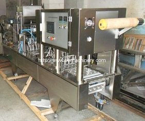 China Four Cup Coffee Cup Filling Sealing Machine supplier
