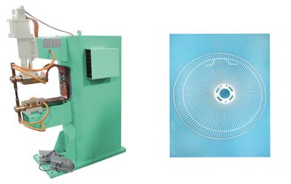 China Fan Guards Lifting Handle Welding Machine supplier