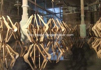 China Automatic Wooden Hanger Painting Machine supplier