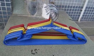 China Butterfly Shape PVC Coating Wire Hanger Making Line supplier
