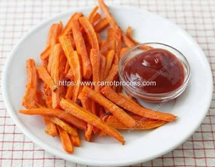 China Semi-Automatic Carrot Stick Fries Production Line supplier