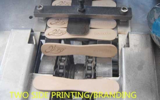 Ice Cream Sticks Single Side Branding Machine Manufacture supplier