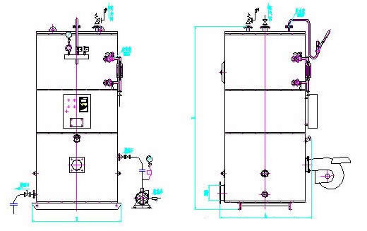Vertical Gas & Oil Fired Hot Water Boilers supplier