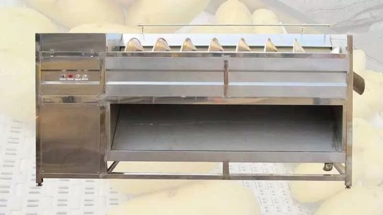 Screw Feeding Type Potato Washing Peeling Machine supplier