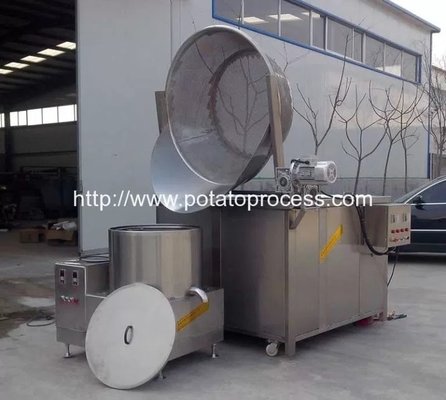 Automatic Discharging French Fries Fryer Machine supplier