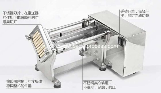 Semi-Automatic Long Carrot Stick Cutting Machine