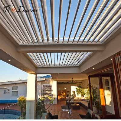 China wholesales quality assurance External pergola opening louver waterproof