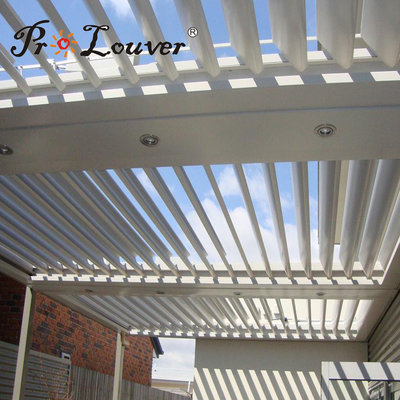 2017 new design Pergola waterproof louver,Pergola sun shading opening louver