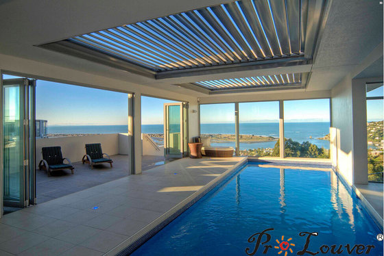 Modern design Pergola louver Opening roof /waterproof louver