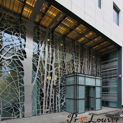 Artistic designed CNC Laser cutting decorative facades/screen/panel/wall
