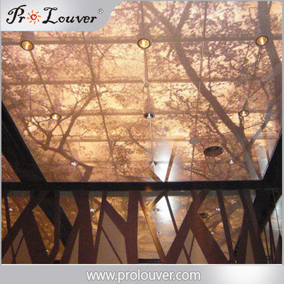 Custom manufactured perforated panel