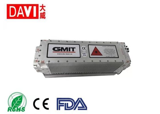 Metal Cutting Sintering RF CO2 Laser Tube Air Cooling 30W For Laser Welding