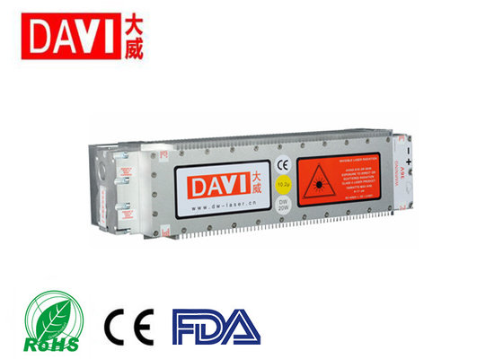 9.3um Wavelength Sealed Co2 Laser Tube 357*92.5*142mm Dimension RJ-45 Type Connector