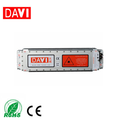 Constant Wave Metal CO2 Laser Tube Aluminum Material Body Stable Appearance