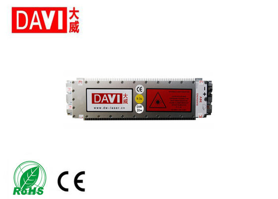 20W 9.3um Metal CO2 Laser Tube High Strength Aluminum Materials ROHS Approved