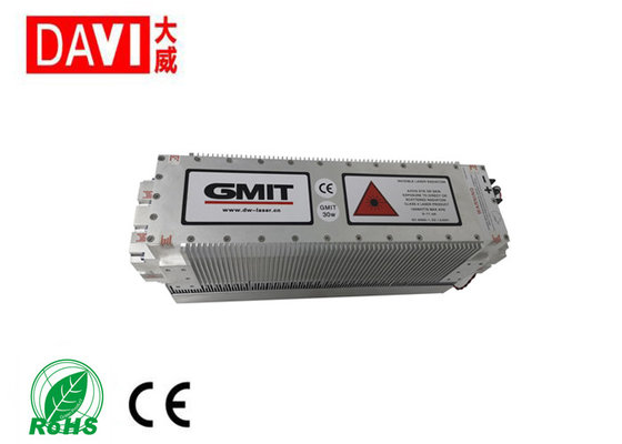 Metal Shell 30W Co2 Laser Tube Replacement , Co2 Laser Tube Kit Heat Load Below 575W