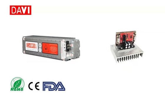 Precision 10.6μM 30W CO2 RF Metal Laser Tube Stable Power Short Cavity Design