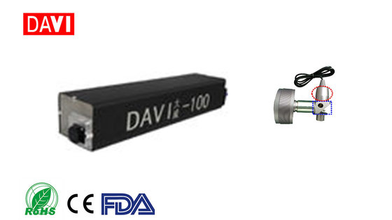 Small Size Precision 100w Laser Tube Replacement 0 - 100KHZ Pulse Frequency