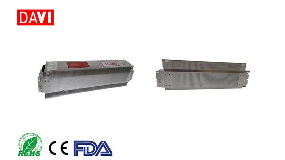 55W RF CO2 Laser Tube 10.6μM Wave Length Metal Body Air Cooling 48V Input Voltage