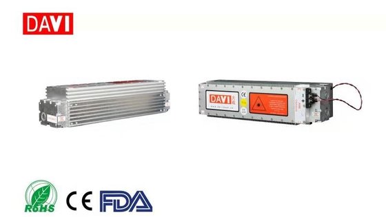 9.3μM Wave Length RF CO2 Laser Tube 30W Aluminum Material Body Stable Output Power