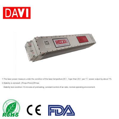 10.6μm Wave length  D55 RF CO2 Laser Tube   Metal body  High beam quality  Air cooling