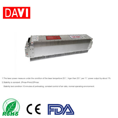 10.6μm Wave length  D55 RF CO2 Laser Tube   Metal body  High beam quality  Air cooling
