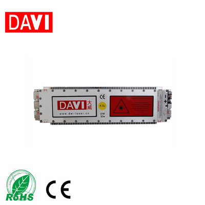 Compact Size 30 Watt Co2 Laser Tube Humidity Non Condensation 1.8 ± 0.2mm Beam Diameter
